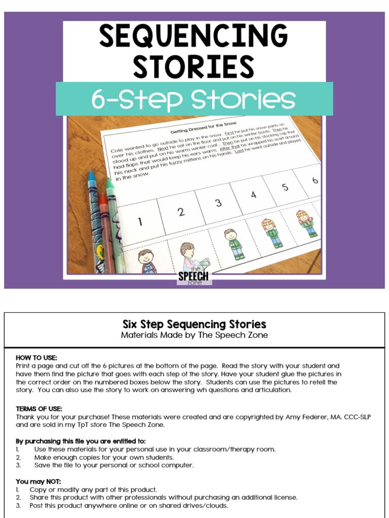 Sequencing Stories | PDF | Cakes | Bakery