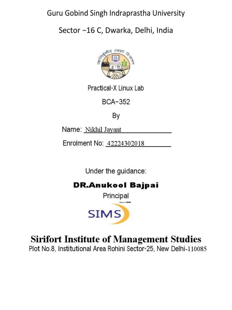 Sirifort Institute of Management Studies: Guru Gobind Singh ...