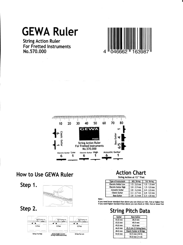 GEWA String Ruler Scan | PDF