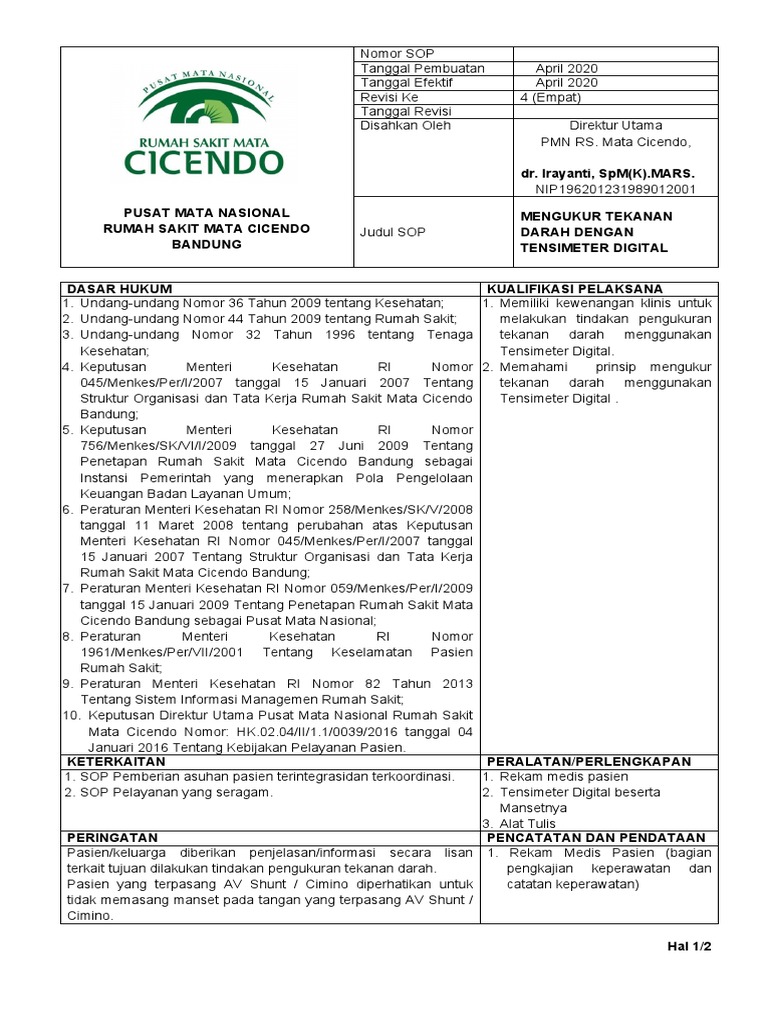 Sop TD Digital | PDF