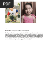 The Four Fold Test | PDF | Employment | Labour Law