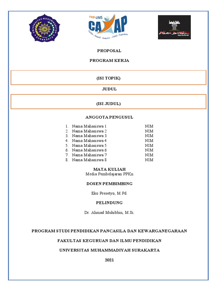 Proposal Program Kerja | PDF | Seni