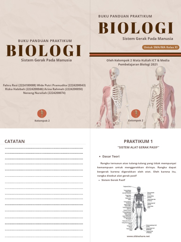 BUKU PANDUAN PRAKTIKUM BIOLOGI - KEL 2 - Kelas 3B | PDF