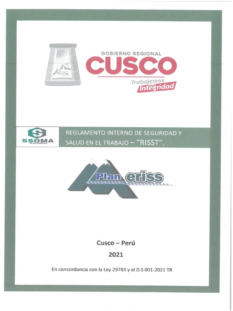 Risst Plan Meriss 2021 | PDF