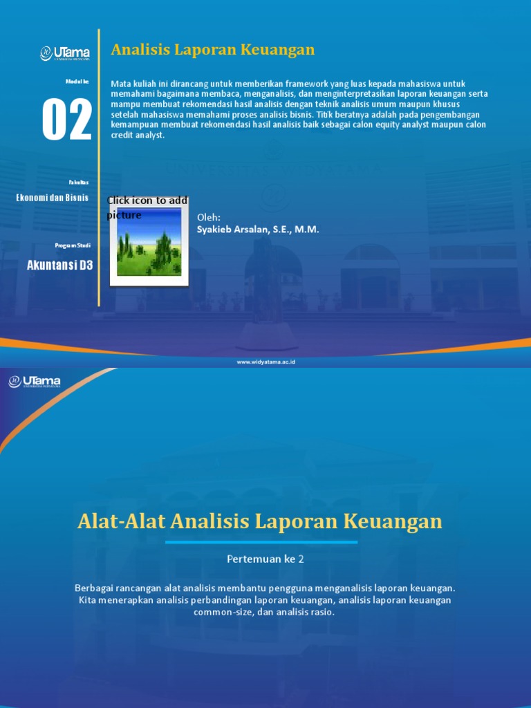 ALK 02 Alat Alat Analisis Laporan Keuangan | PDF