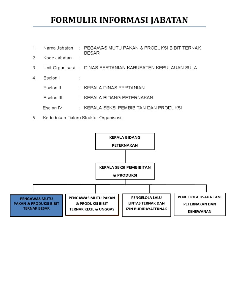 Pengawas Mutu Pakan dan Produksi Bibit Ternak | PDF