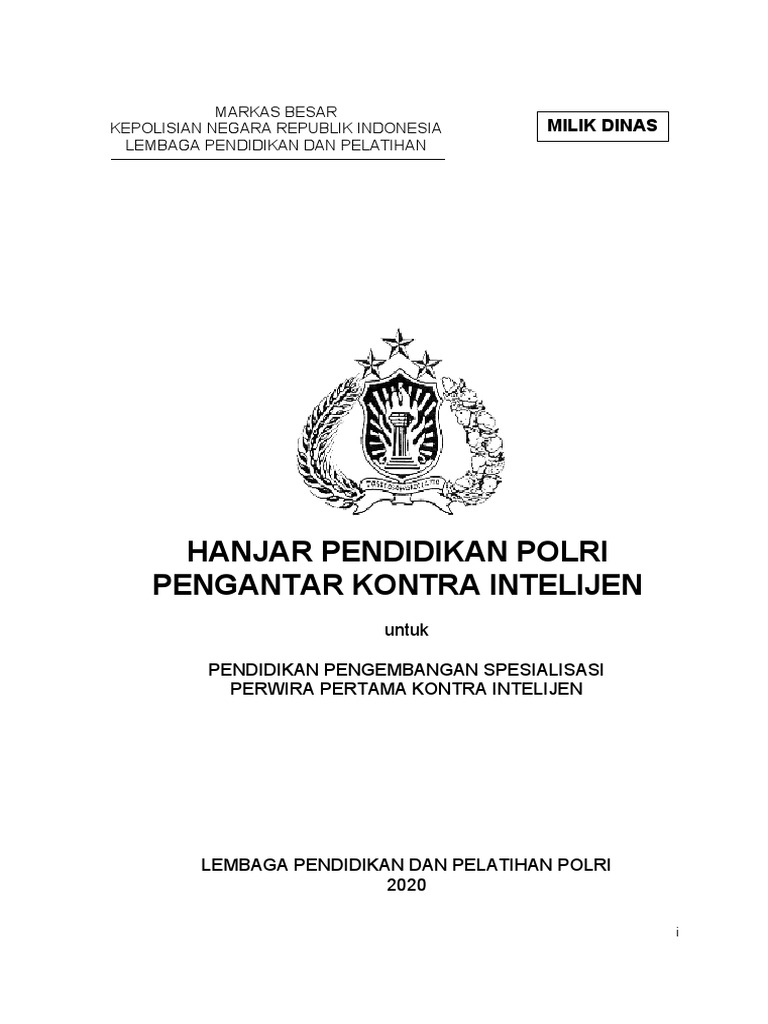 Pengantar Kontra Intelijen | PDF