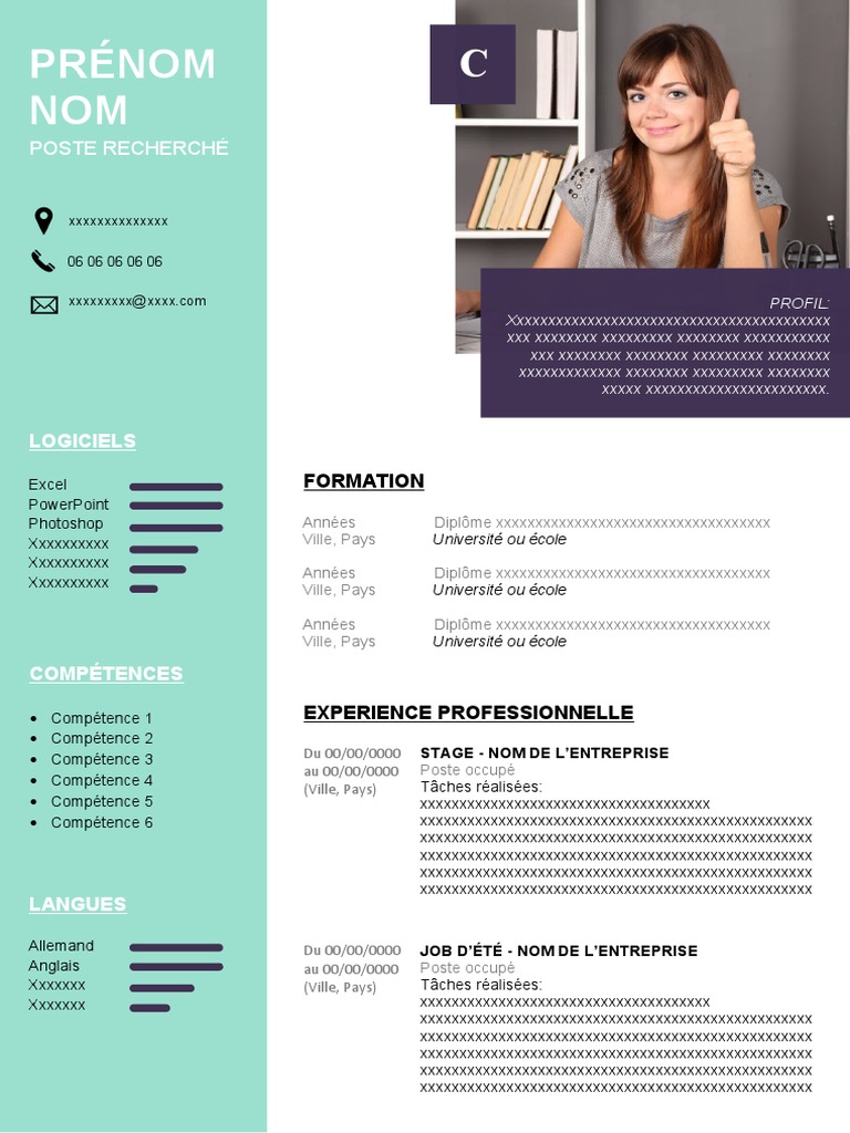 75 Modele CV Debutant | PDF