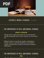 Lesson 4 - The Moral Agent - Developing Virtue As A Habit | PDF | Courage | Virtue