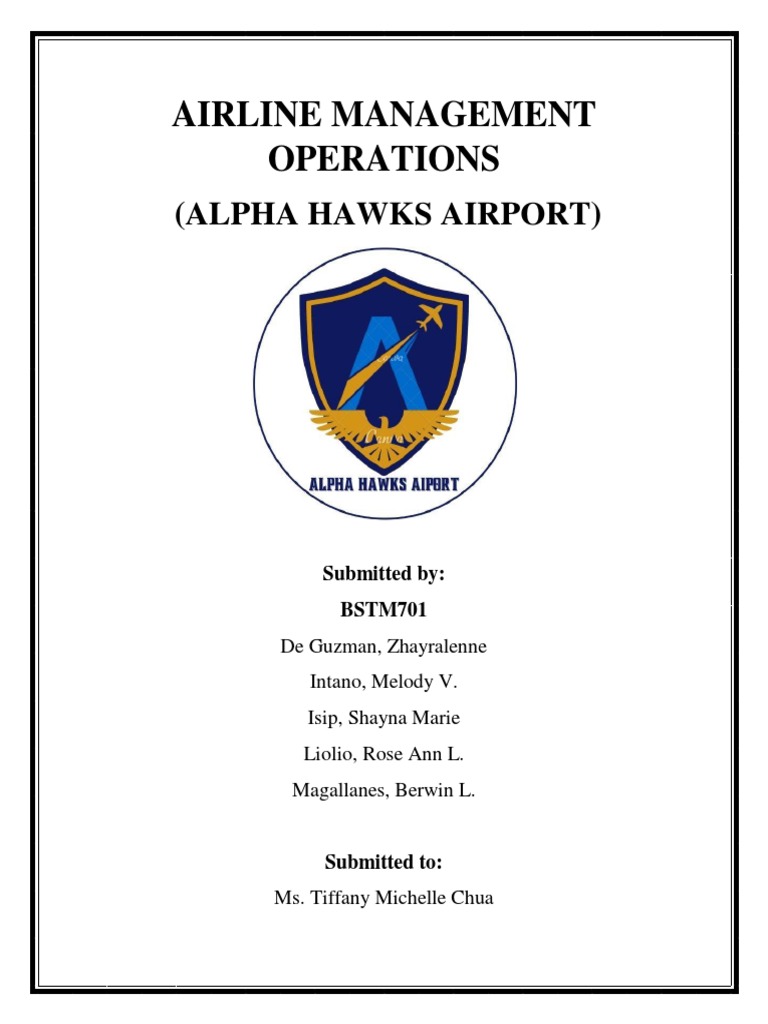 Airline Operation - Alpha Hawks Airport | PDF | Payments | Airport