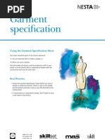 Garment Specification Sheet Template | PDF
