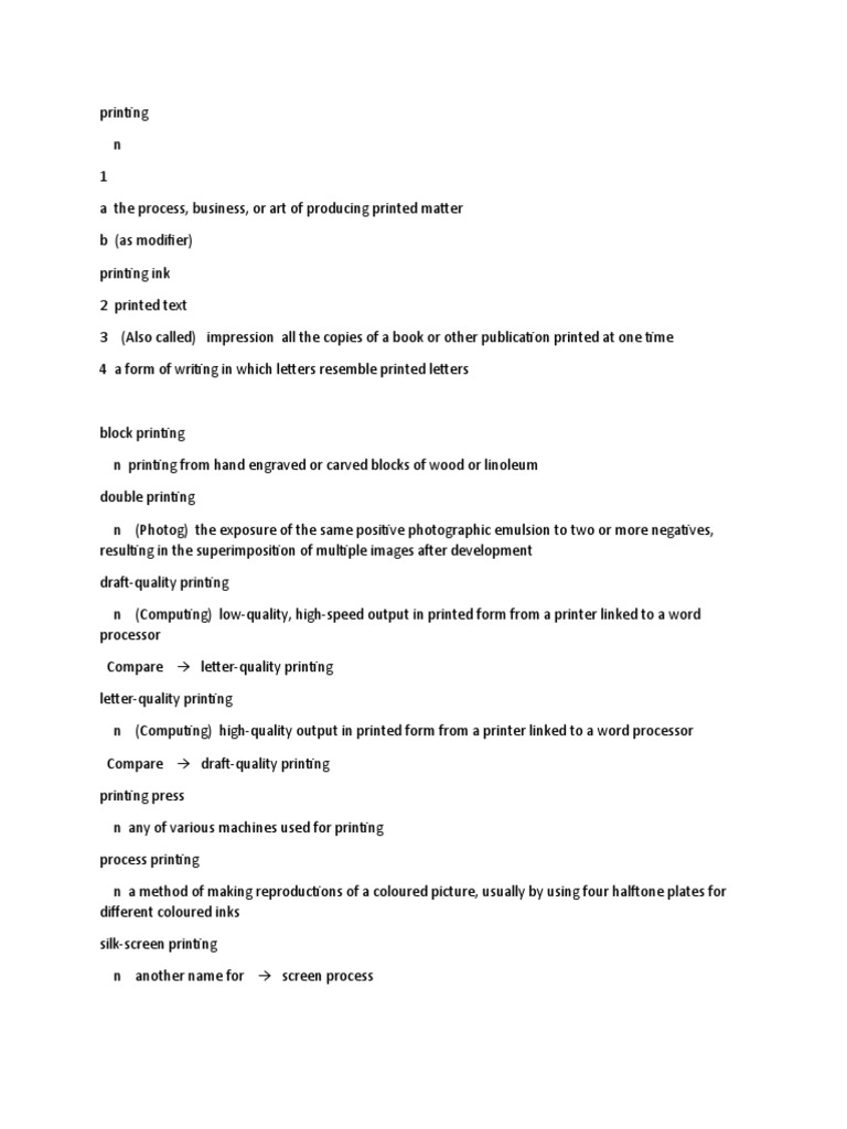 Printing | PDF