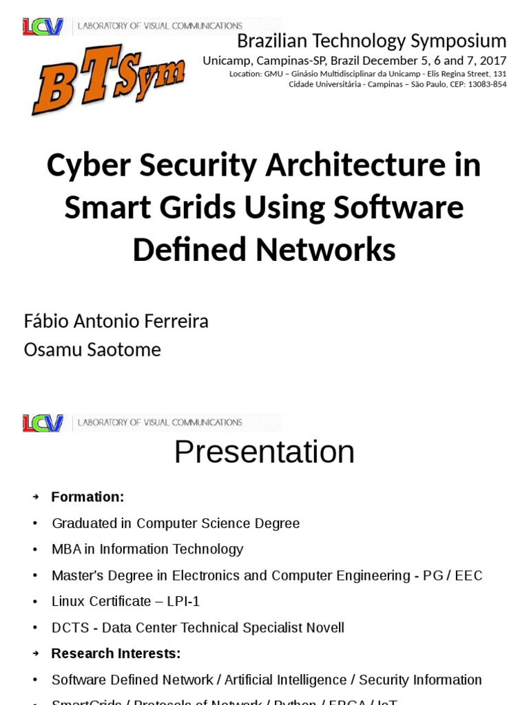 Cyber Security Architecture in Smart Grids Using Software Defined ...