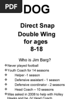 Coach Jackson's Double Wing Playbook | PDF | Sports Rules And ...
