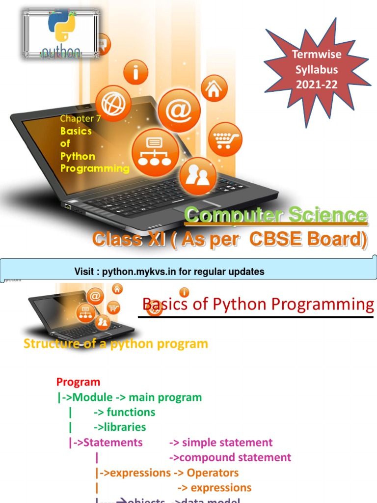 Basics of Python Programming7 | PDF | Variable (Computer Science ...