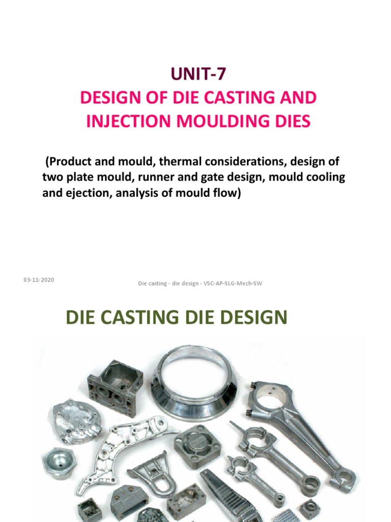 Unit 6 - Die Casting | PDF | Casting (Metalworking) | Building Engineering