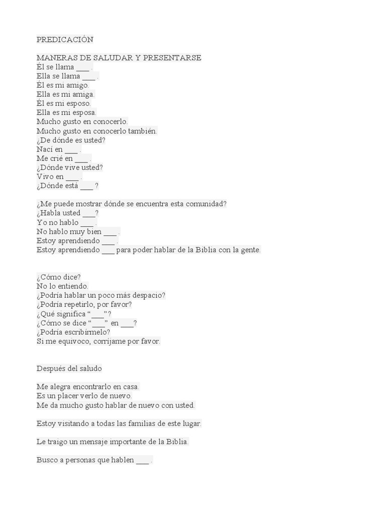 Frases para Traducir Al Tsimane | Descargar gratis PDF | Dios | Biblia