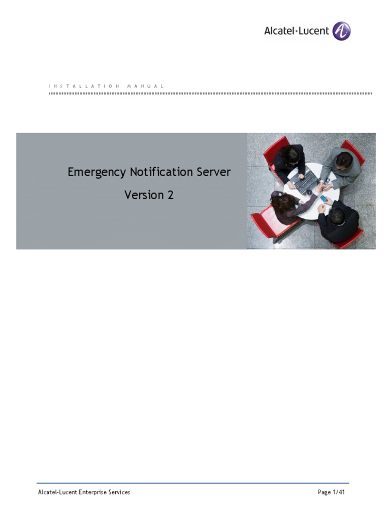 Emergency Notification Server: Installation Manual | PDF | Port (Computer Networking) | Session ...