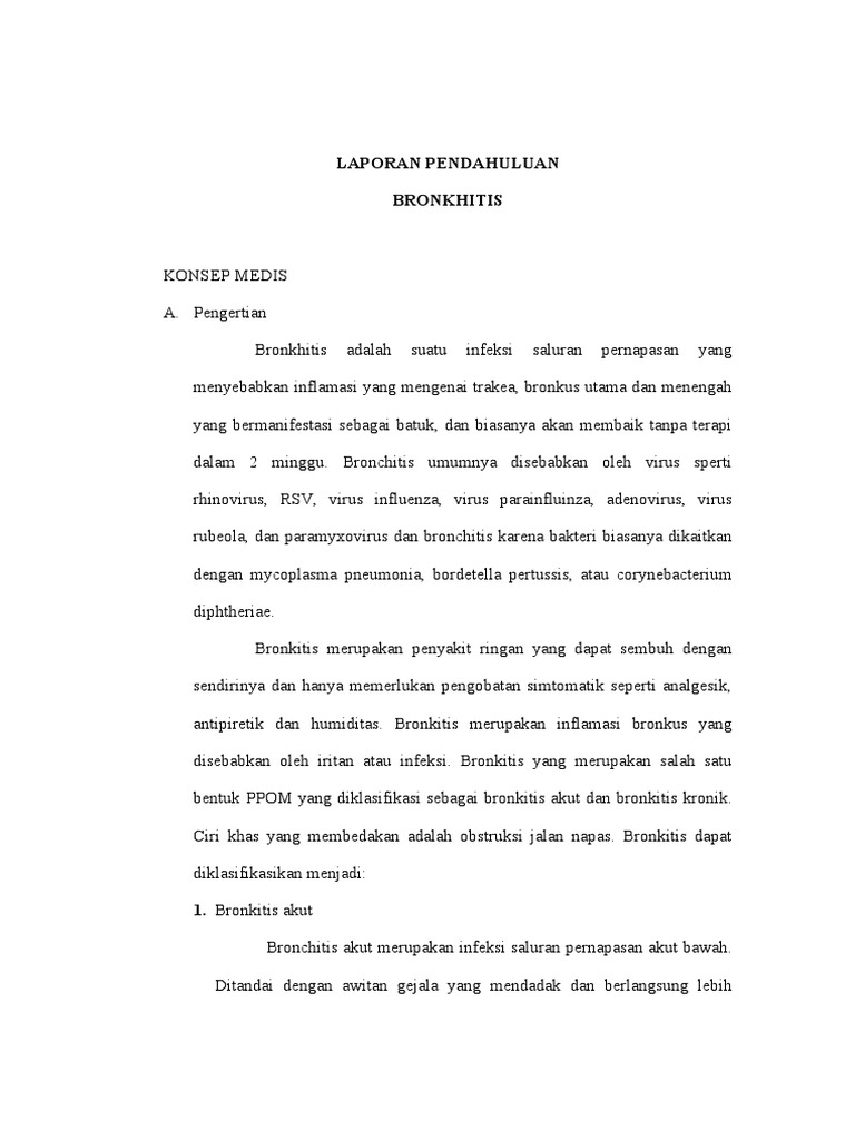 LP Bronkitis New | PDF