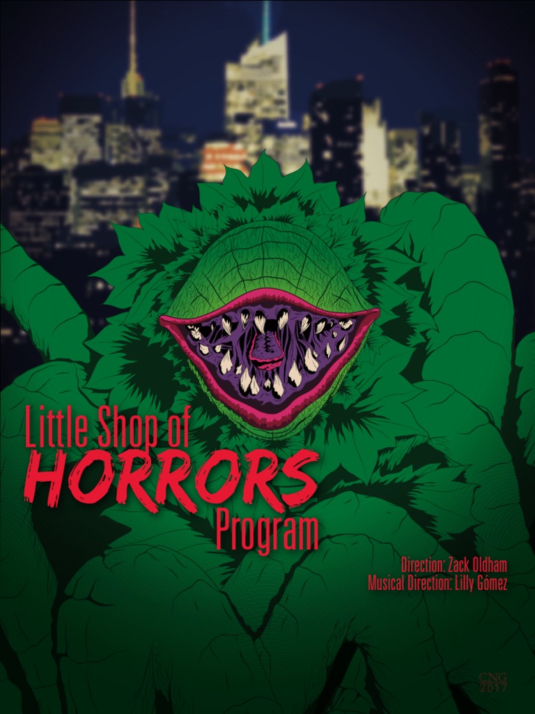 Little Shop of Horrors Program 2017 | PDF | Theatre | Performing Arts