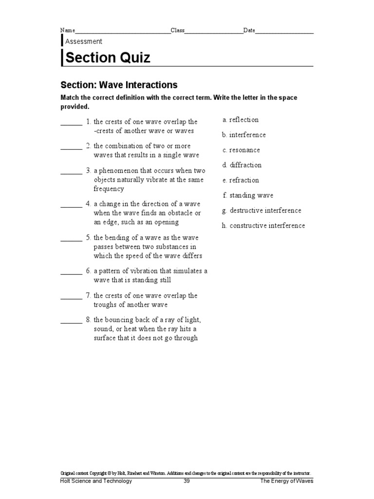 Section Quiz | PDF
