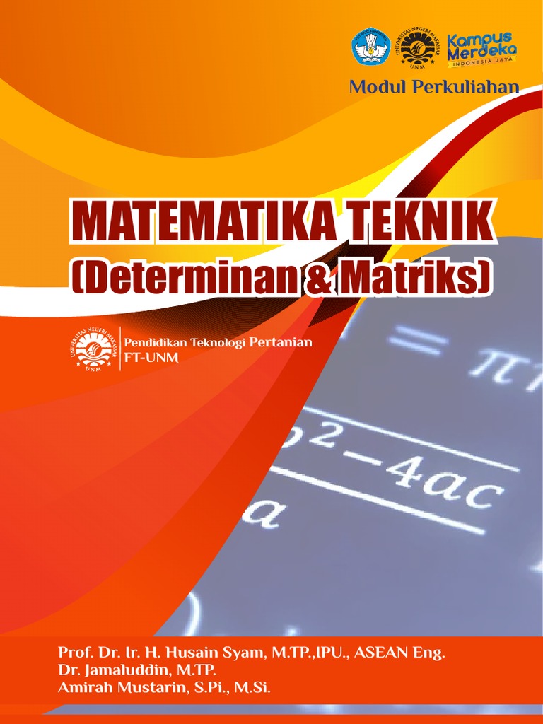 Modul Matematika (Matriks Dan Determinan) | PDF
