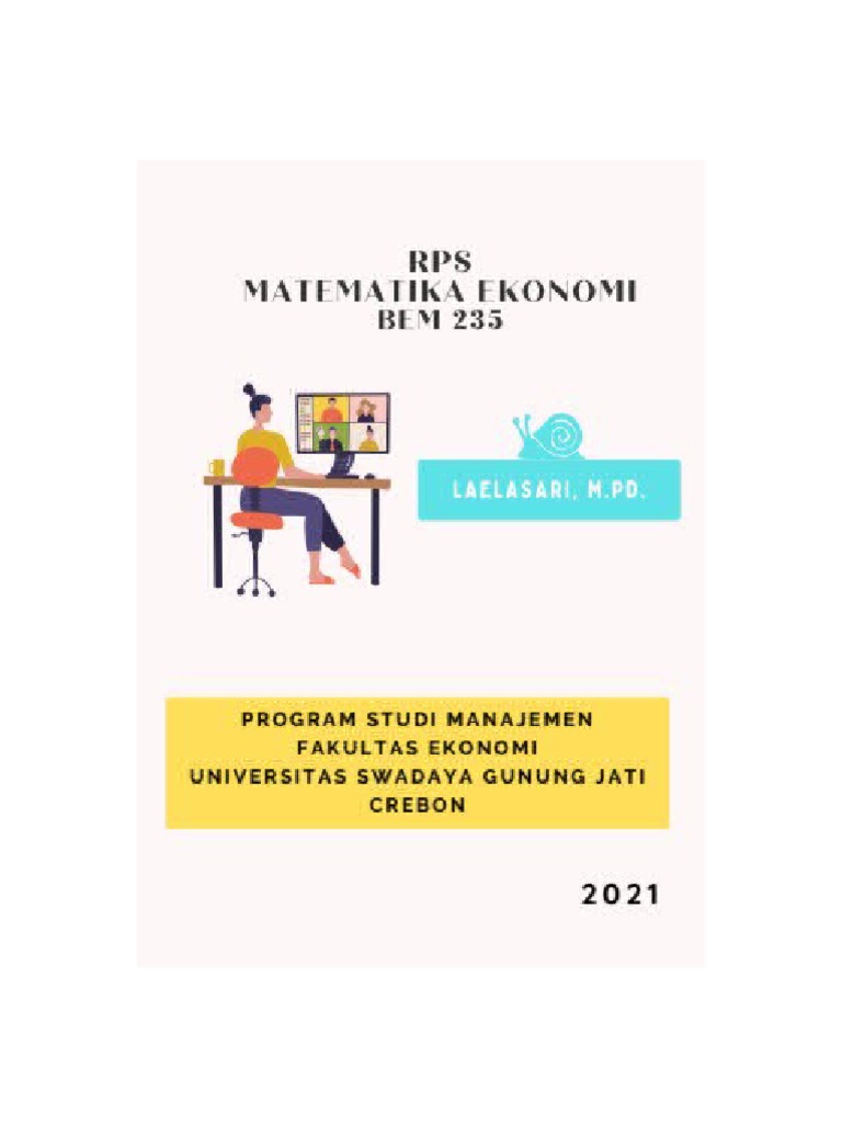Rps Matematika Ekonomi | PDF