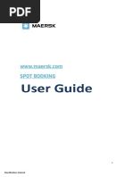 Maersk Spot Handbook English Version | PDF | Fee | Login