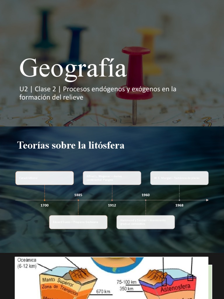 Geografía - U2 - Clase 2 - Procesos Endógenos y Exógenos en La ...