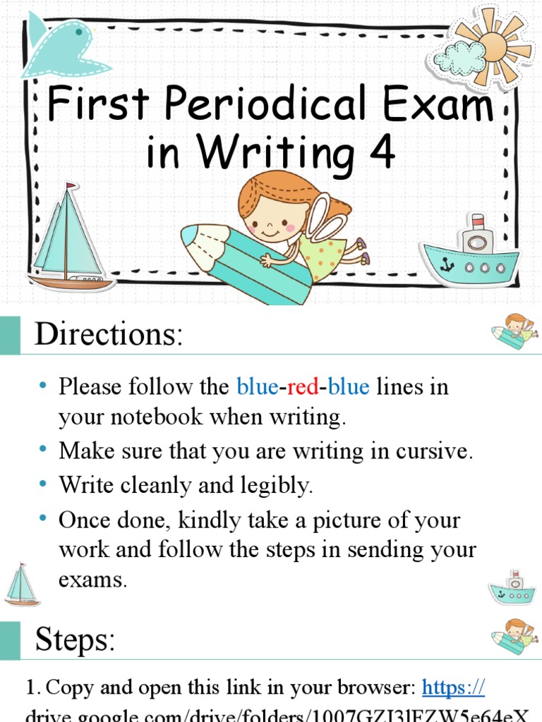 First Periodical Exam - Writing 4 | PDF