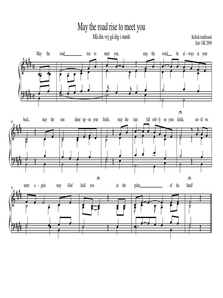 May The Road Rise To Meet You: Må Din Vej Gå Dig I Møde | PDF
