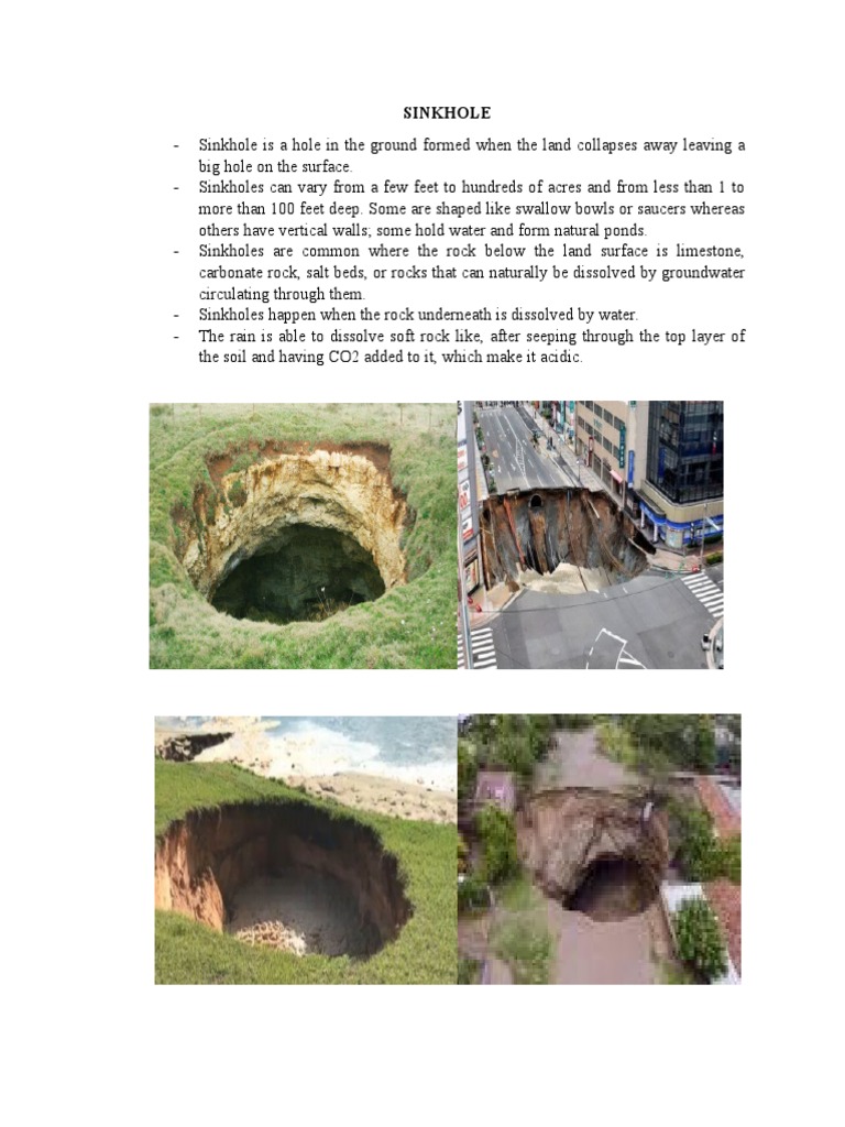 10 Sinkhole | PDF | Sinkhole | Limestone