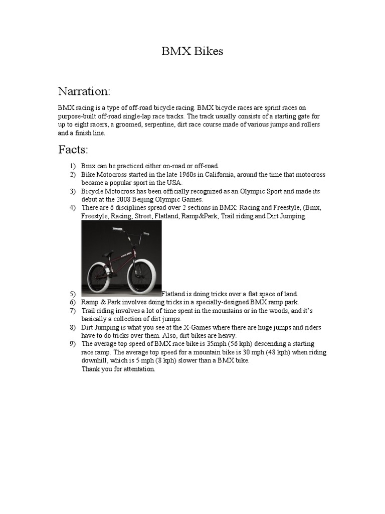 BMX Bikes | PDF