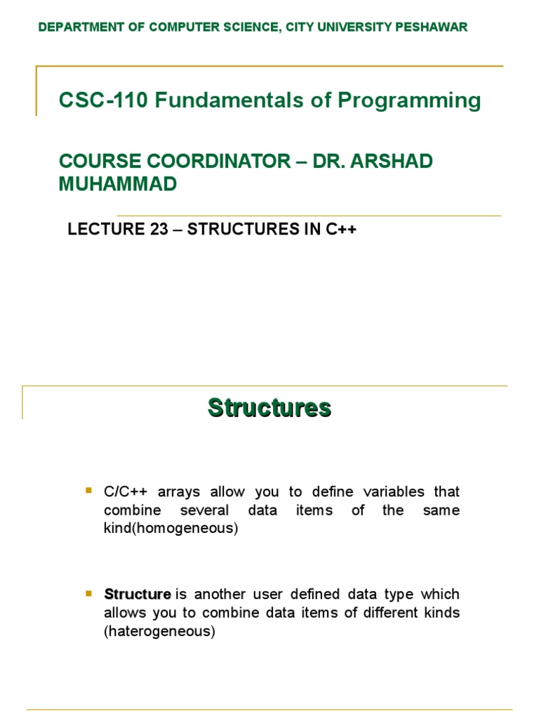 3c5060 - L1W15 - Fundamentals of Programming | PDF | C++ | Information Age