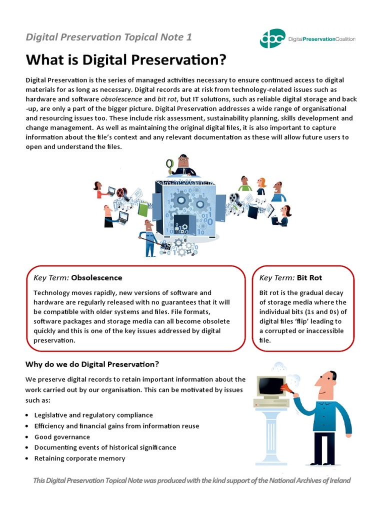 What Is Digital Preservation? | PDF | Computer File | Preservation ...