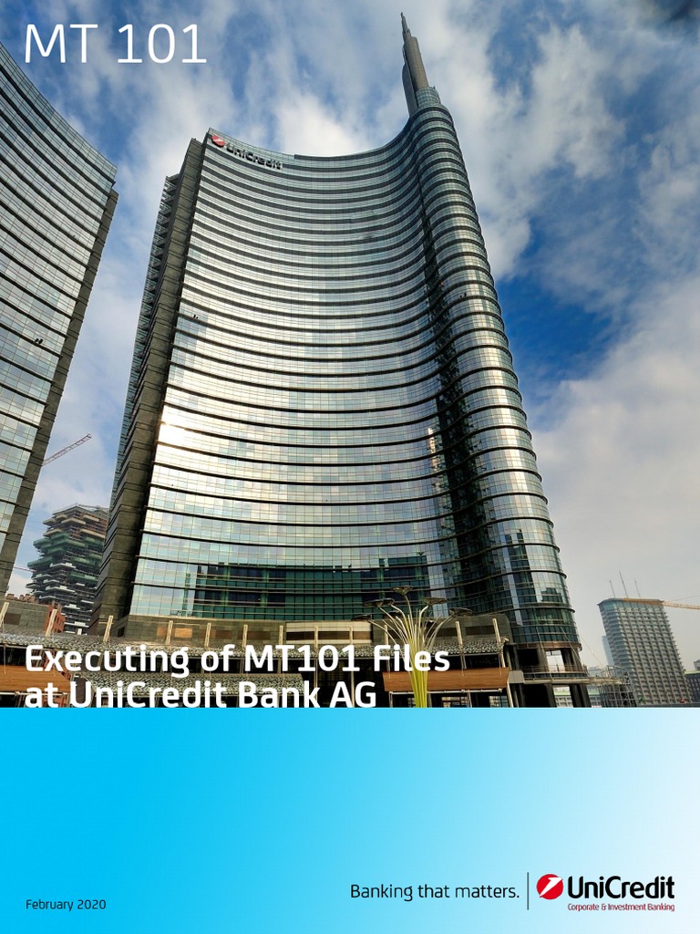 Executing of Mt101 Files at Unicredit Bank Ag: February 2020 | PDF ...