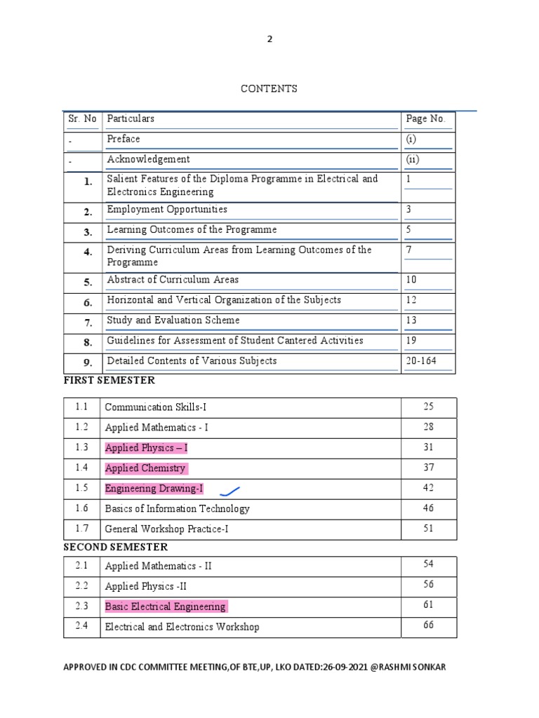 Syllabus Diploma | PDF | Electrical Engineering | Electronics