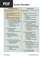 Scrum Checklist All | PDF | Scrum (Software Development) | Systems ...