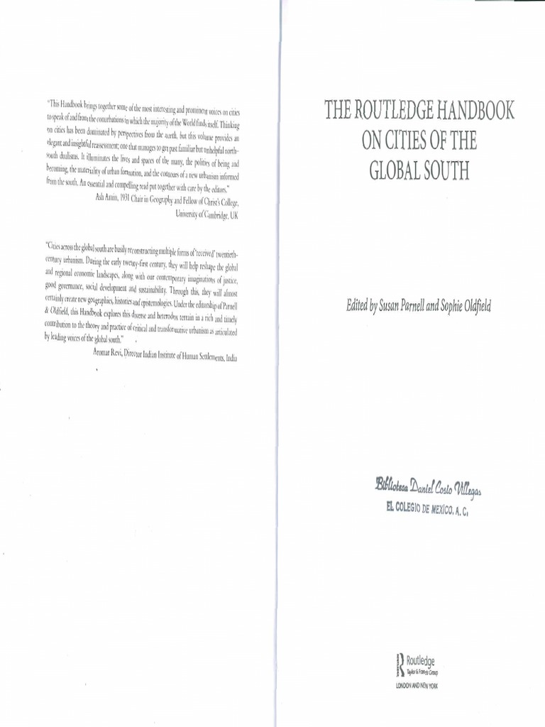 The Routledge Handbook On Cities of The Global South | PDF