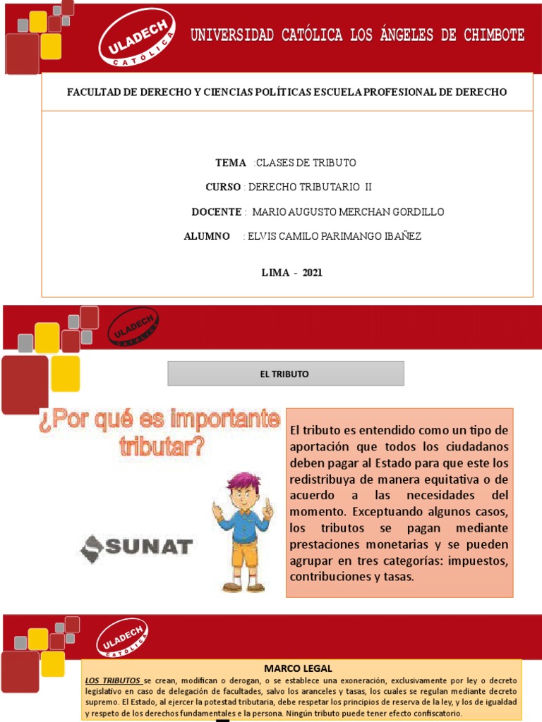 Clases de Tributo | PDF | Impuestos | Economias
