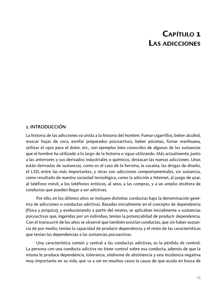 Tema 1. Las Adicciones (Lectura) | PDF | Despachador de drogas | La dependencia de sustancias