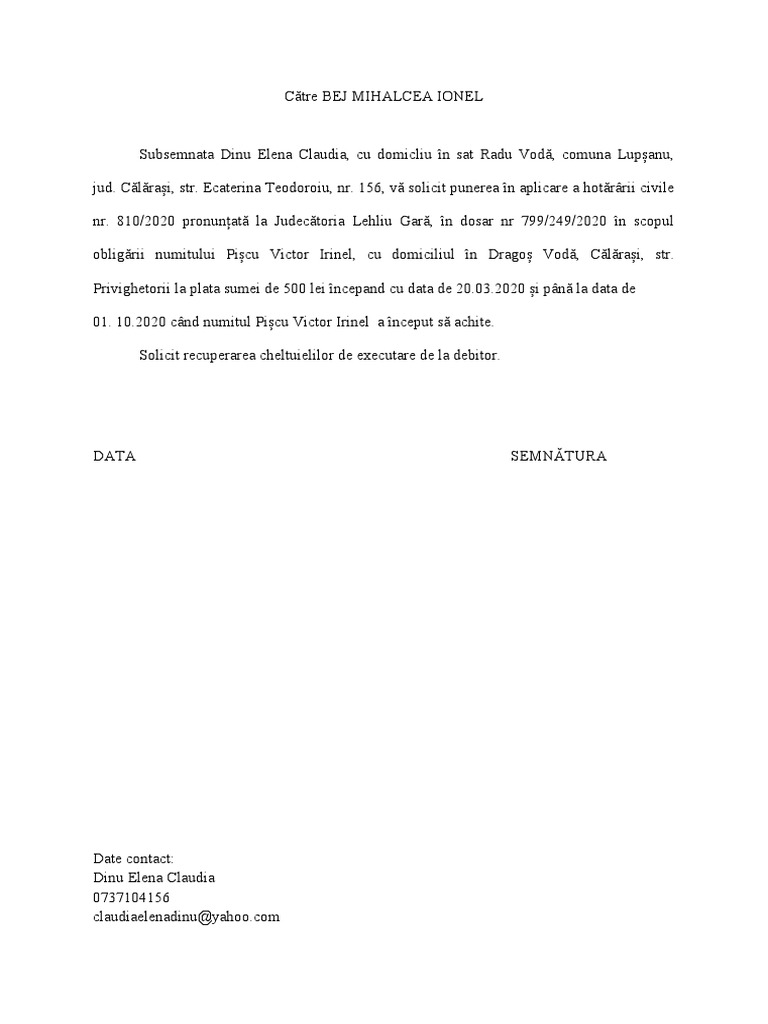 Cerere Executor | PDF