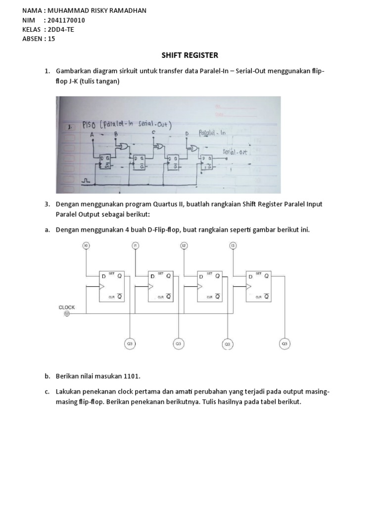 Shift Register | PDF