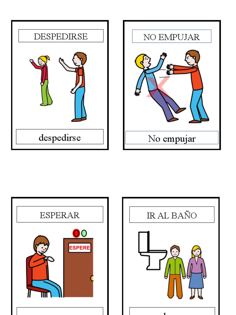 Pictogramas De Rutinas Diarias Pdf