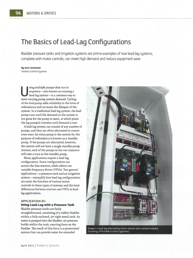 The Basics of Lead-Lag Configurations | PDF