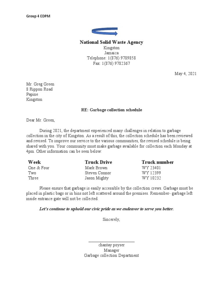 INDENTED LETTER With Table T Chantay Poyser | PDF