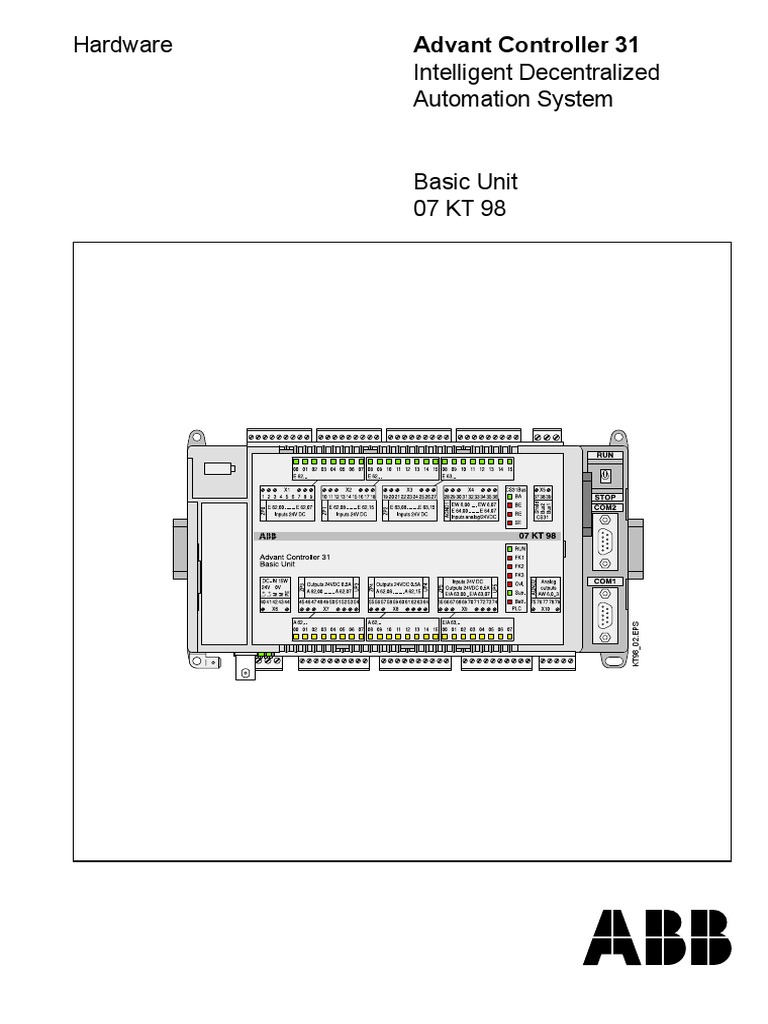 Hardware Intelligent Decentralized Automation System: Advant Controller ...