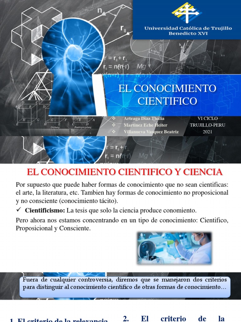 El Conocimiento Cientifico | PDF | Conocimiento | Teoría