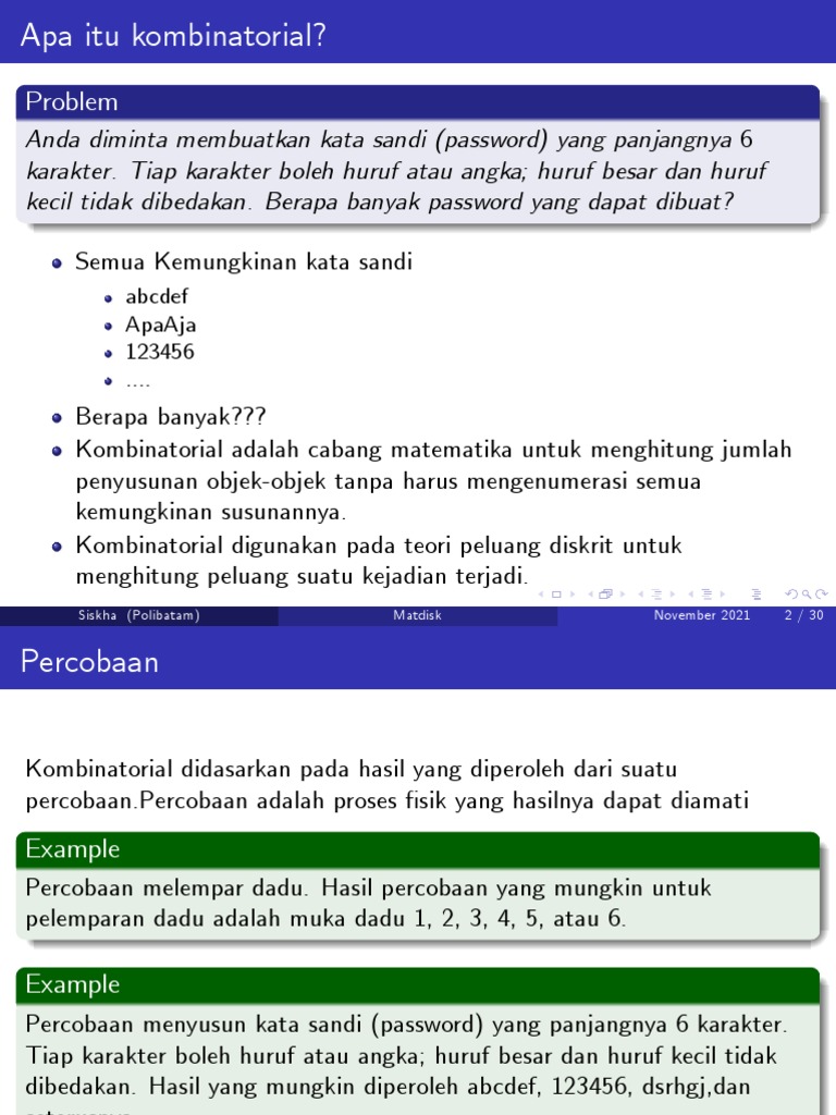 Kombinatorial Removed | PDF