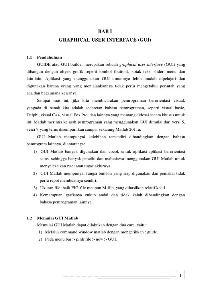 Modul Matlab - Image 1-3 | PDF